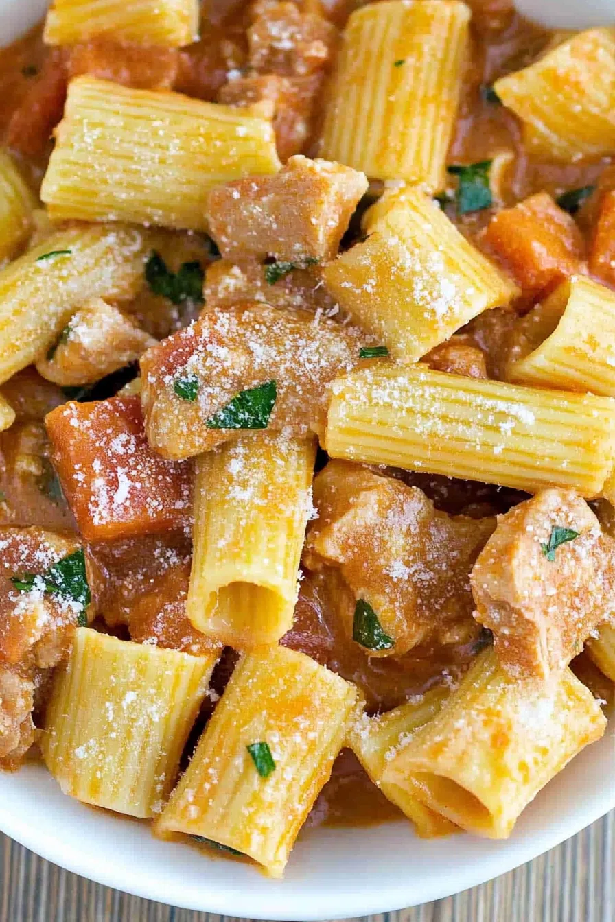 Utica Chicken Riggies