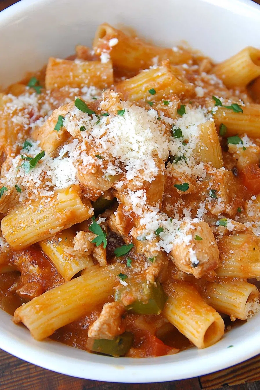 Utica Chicken Riggies