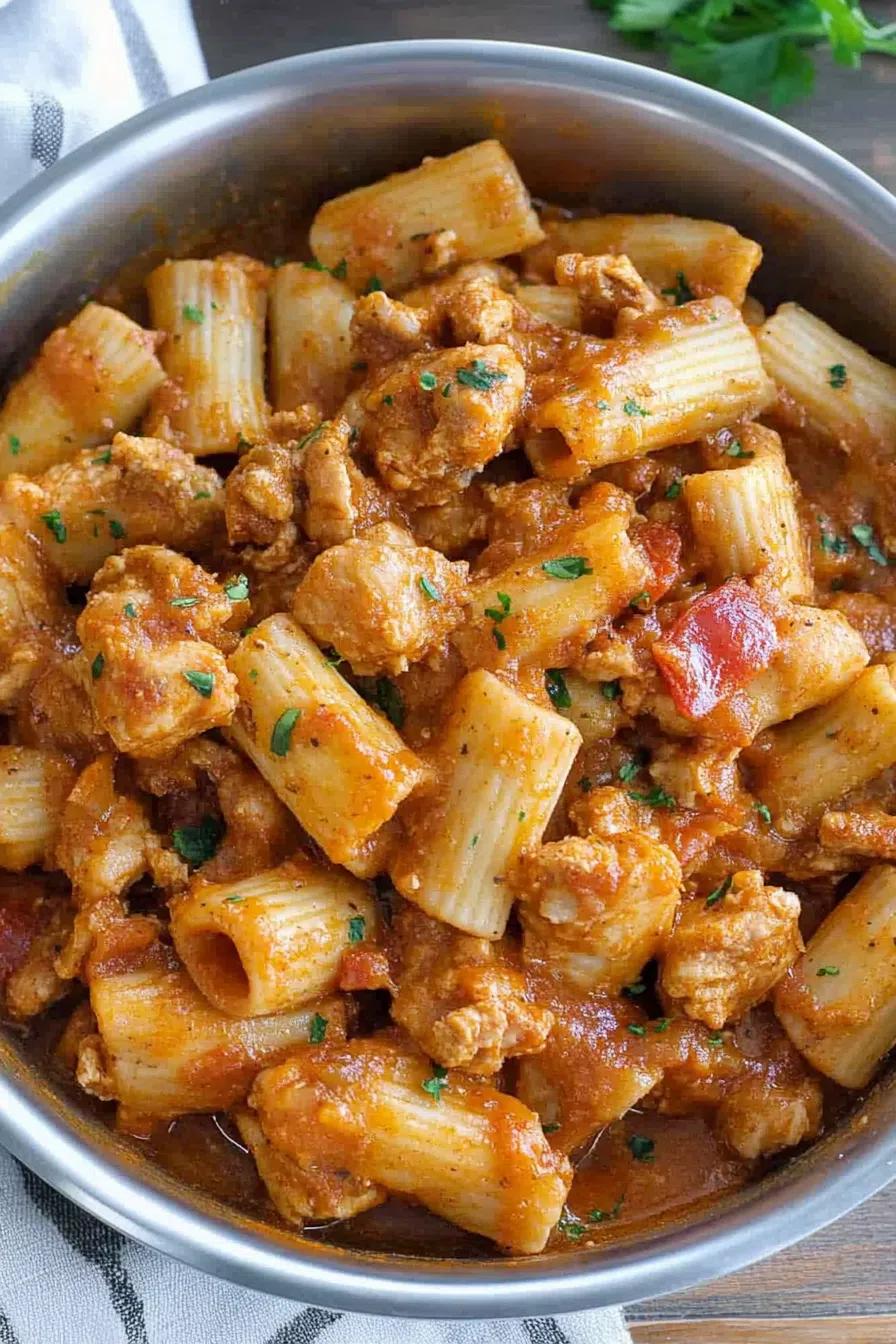 Utica Chicken Riggies