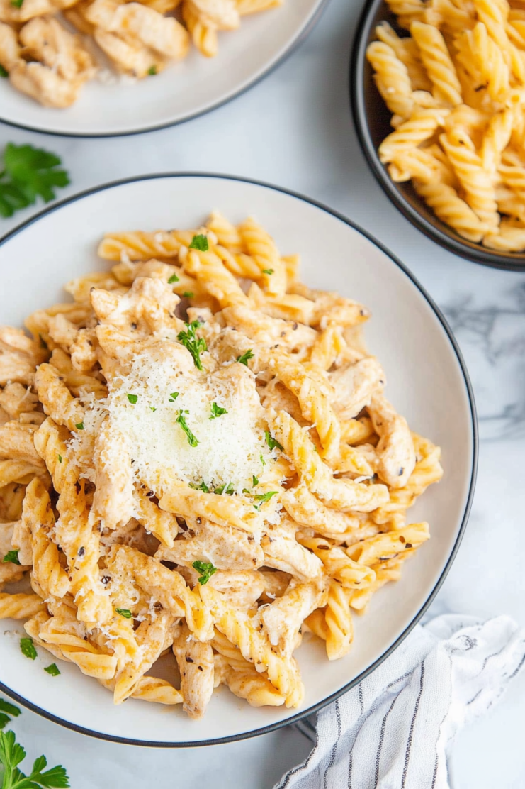 Crock Pot Buffalo Wild Wings Parmesan Garlic Sauce Chicken Pasta Recipe