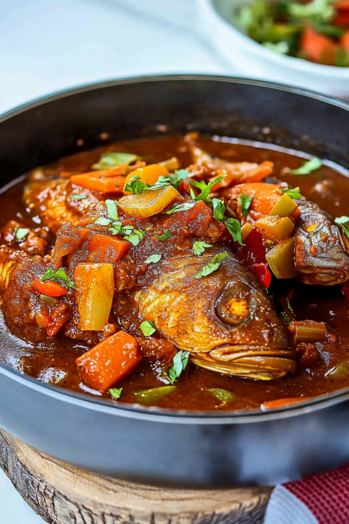 Jamaican Brown Stew Fish Recipe