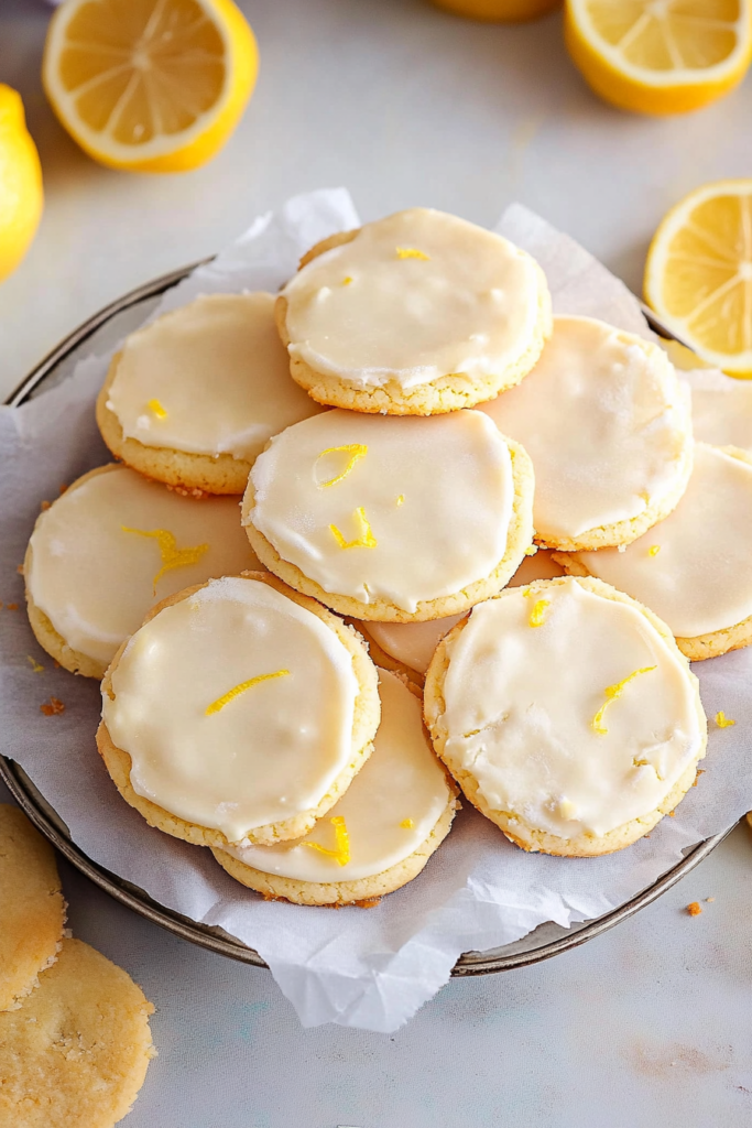 Lemon Shortbread Cookies