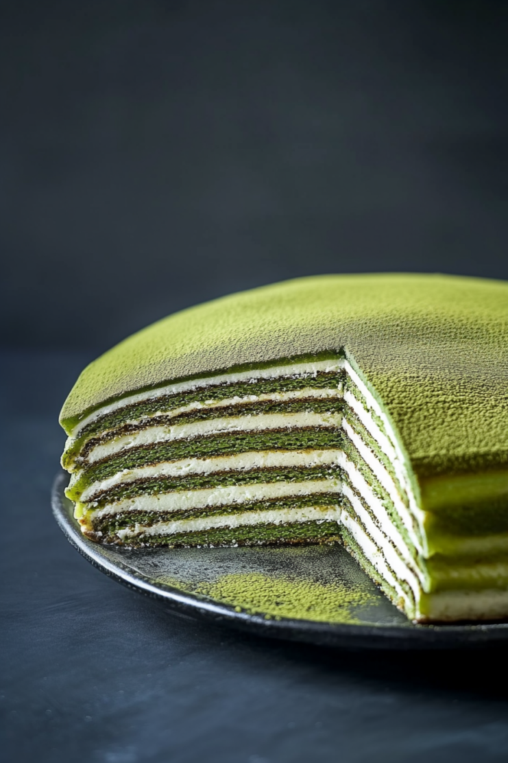 Matcha Crepe Cake Recipe