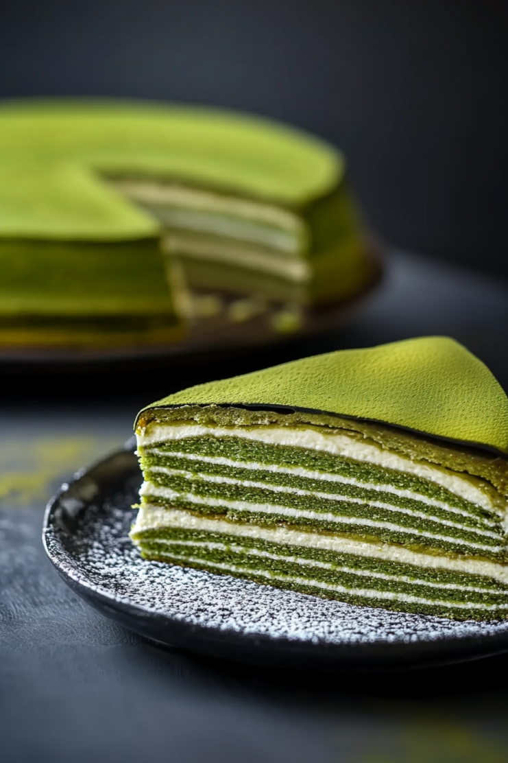 Matcha Crepe Cake Recipe