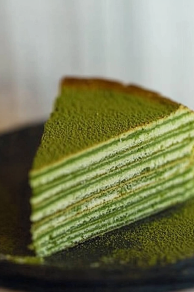 Matcha Crepe Cake Recipe