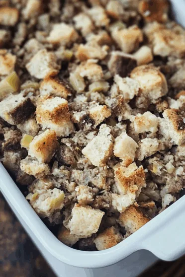 White Castle Stuffing Recipe