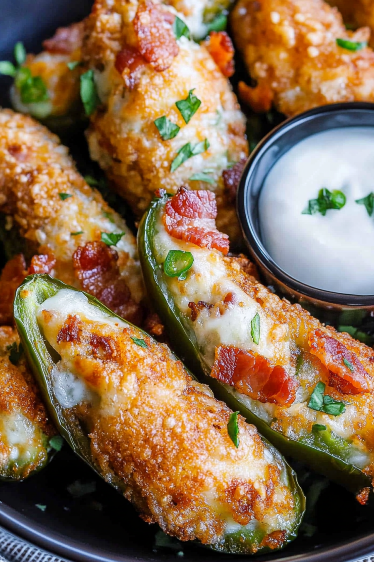 Bacon-Stuffed Jalapeño Poppers