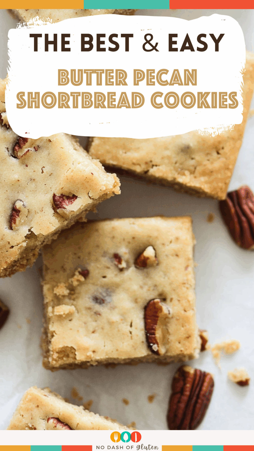 Butter Pecan Shortbread Cookies
