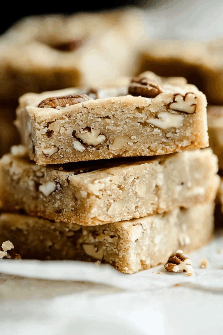 Butter Pecan Shortbread Cookies
