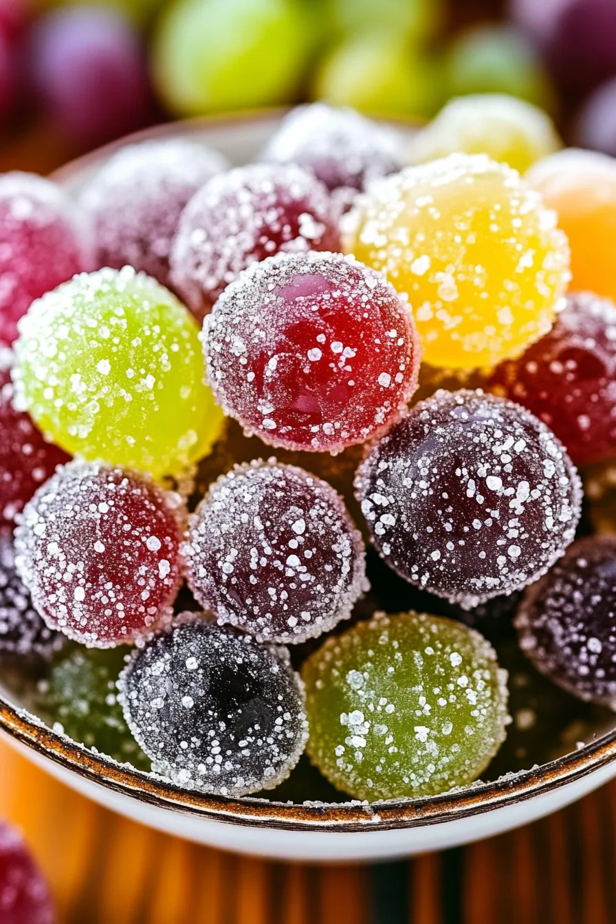 Candied Grapes