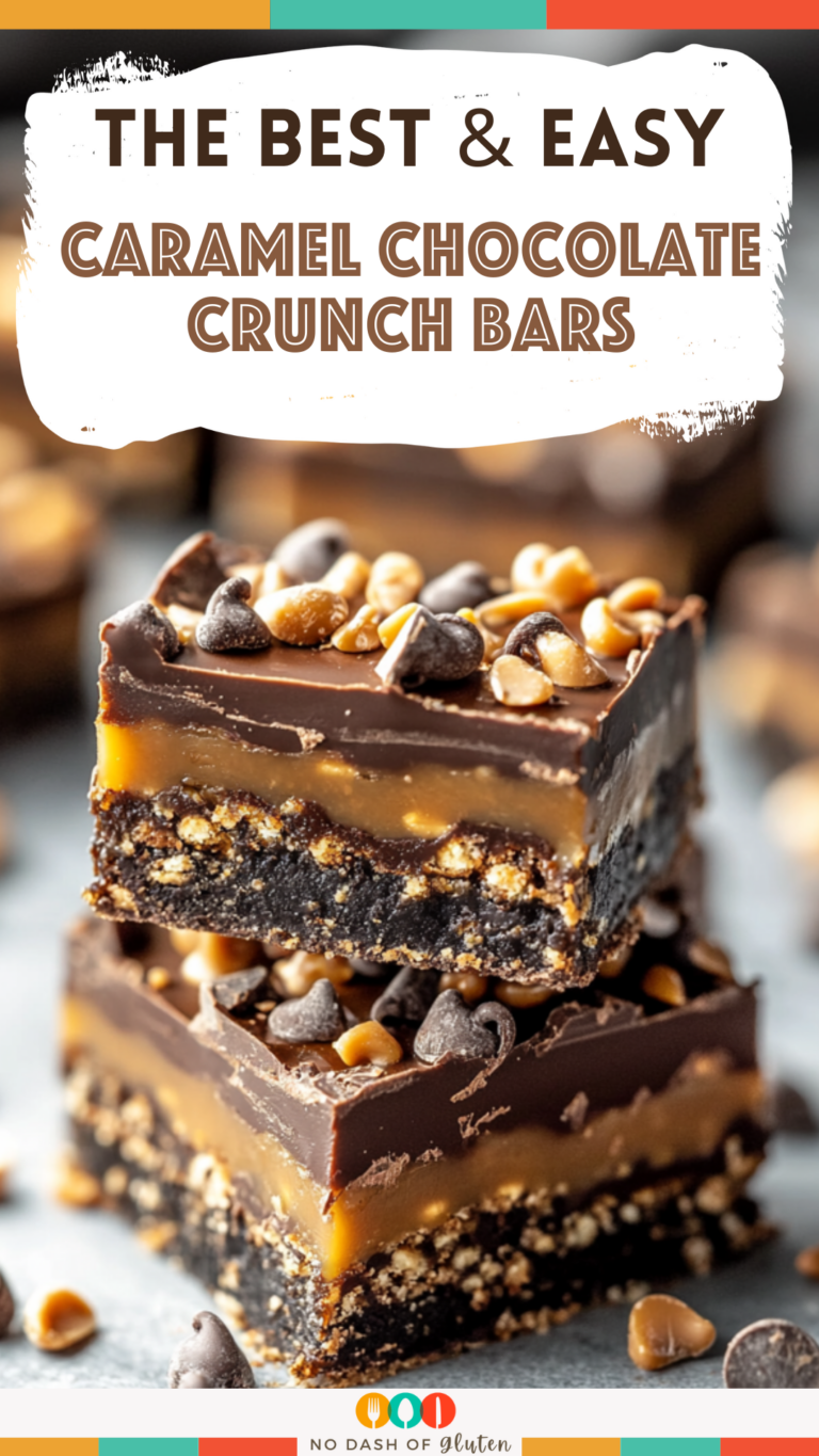 Caramel Chocolate Crunch Bars