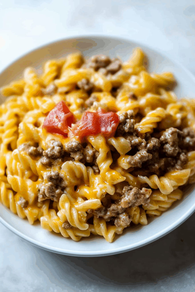 Cheeseburger Pasta