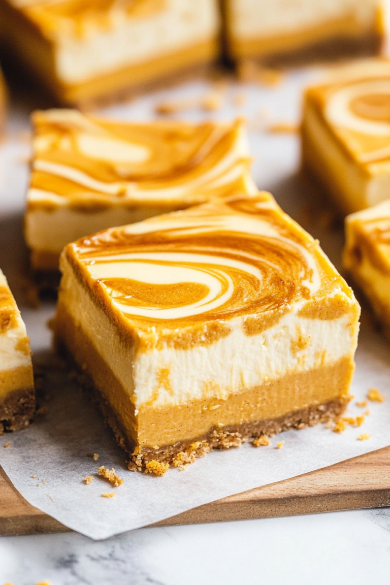 Pumpkin Cheesecake Bars Recipe