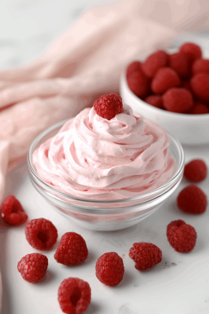 Raspberry Whipped Cream