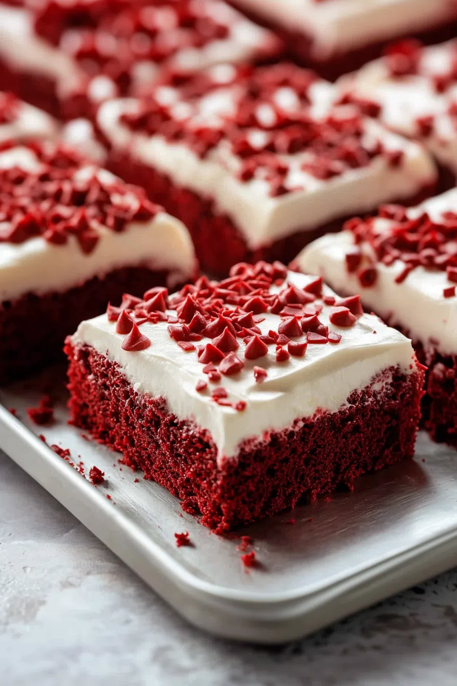 Red Velvet Sheet Cake
