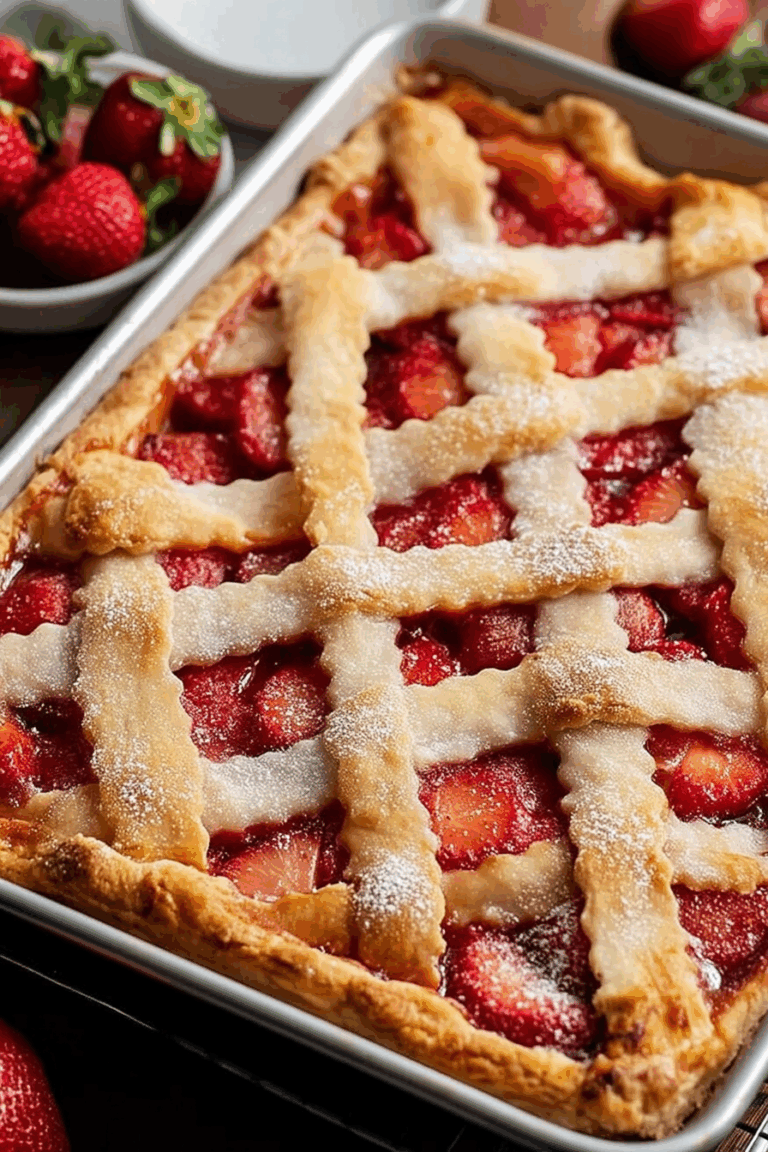 Strawberry Slab Pie Recipe
