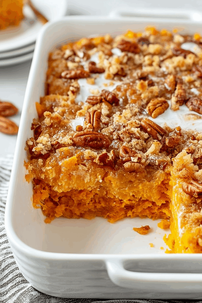 Sweet Potato Dump Cake Recipe
