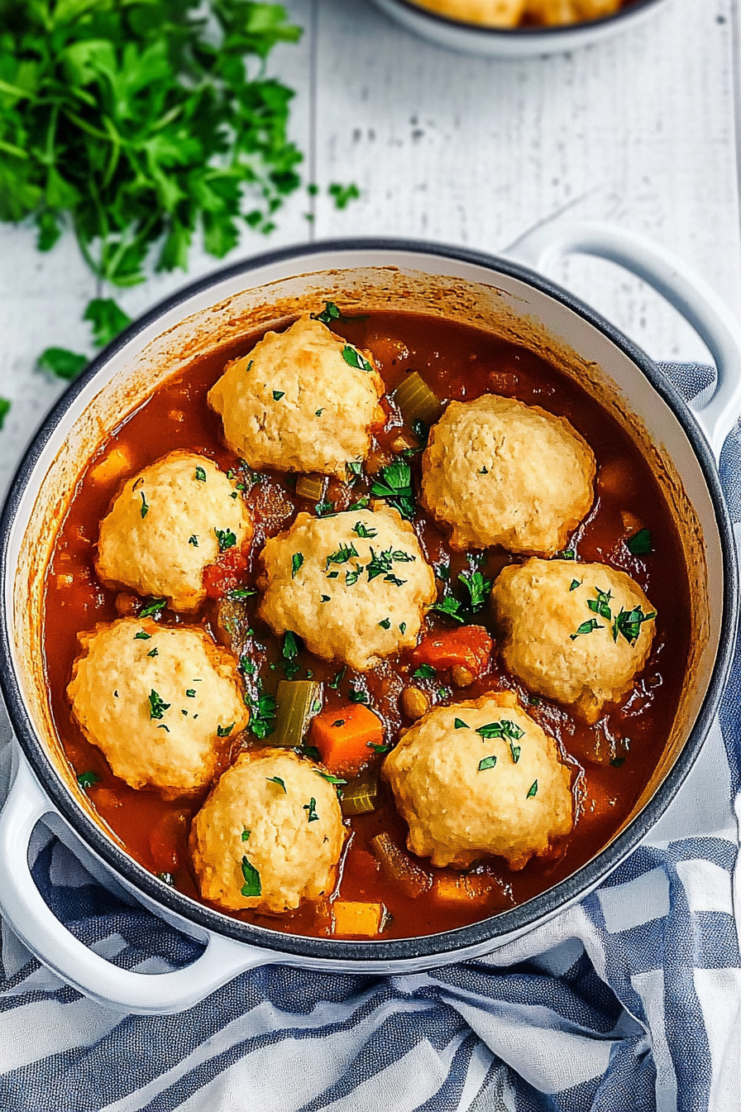 Vegetable Dumpling Stew