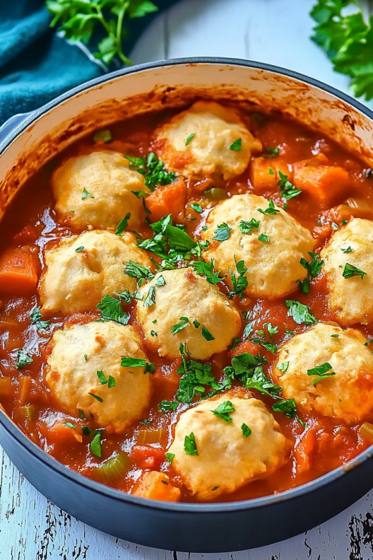 Vegetable Dumpling Stew