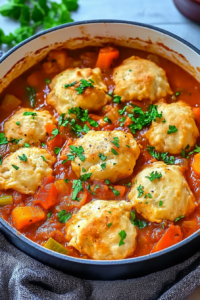 Vegetable Dumpling Stew