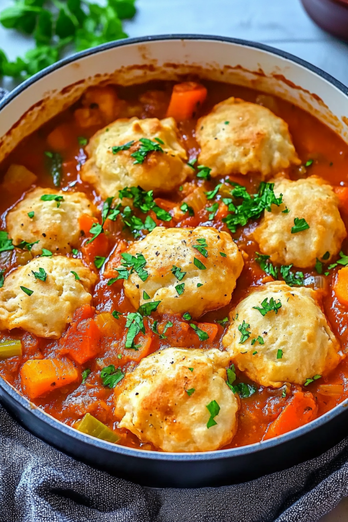 Vegetable Dumpling Stew