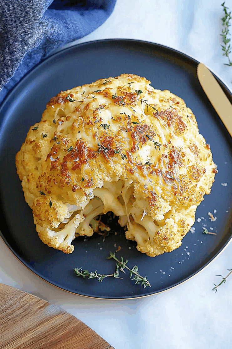 Cheesy Baked Cauliflower