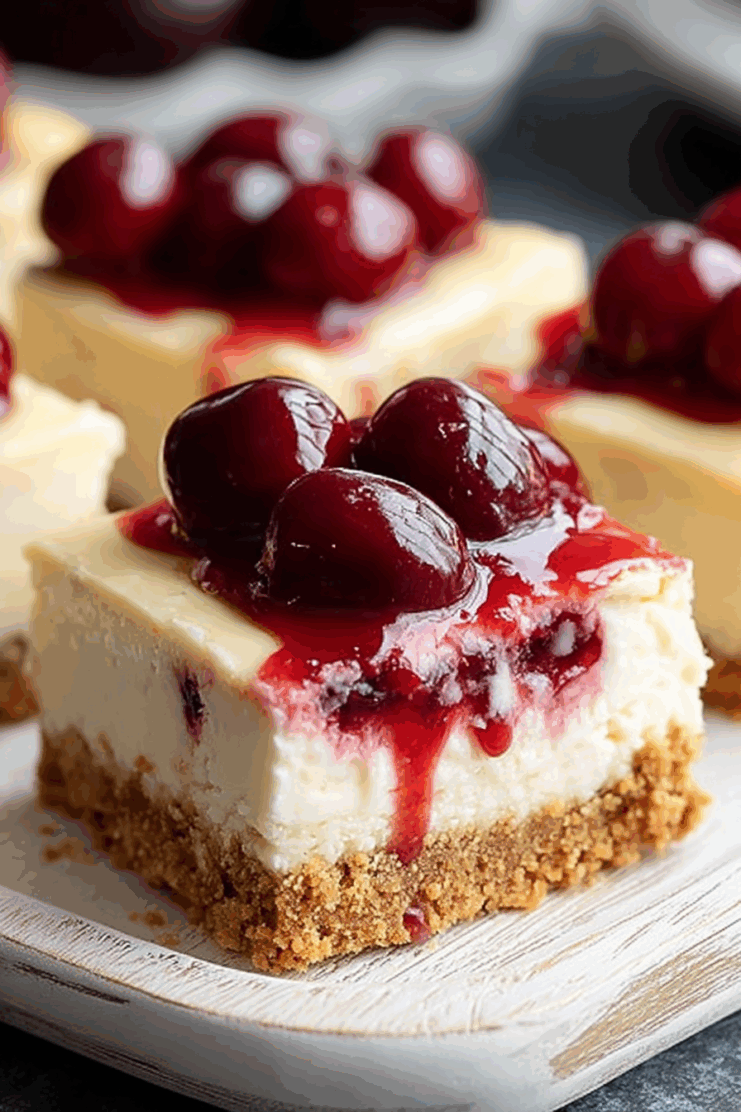 Cherry Cheesecake Bars