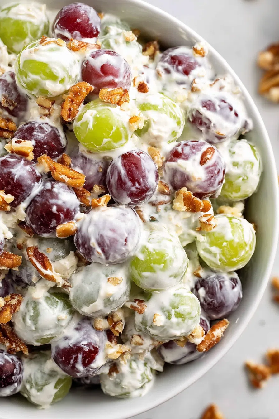 Creamy Grape Salad Recipe