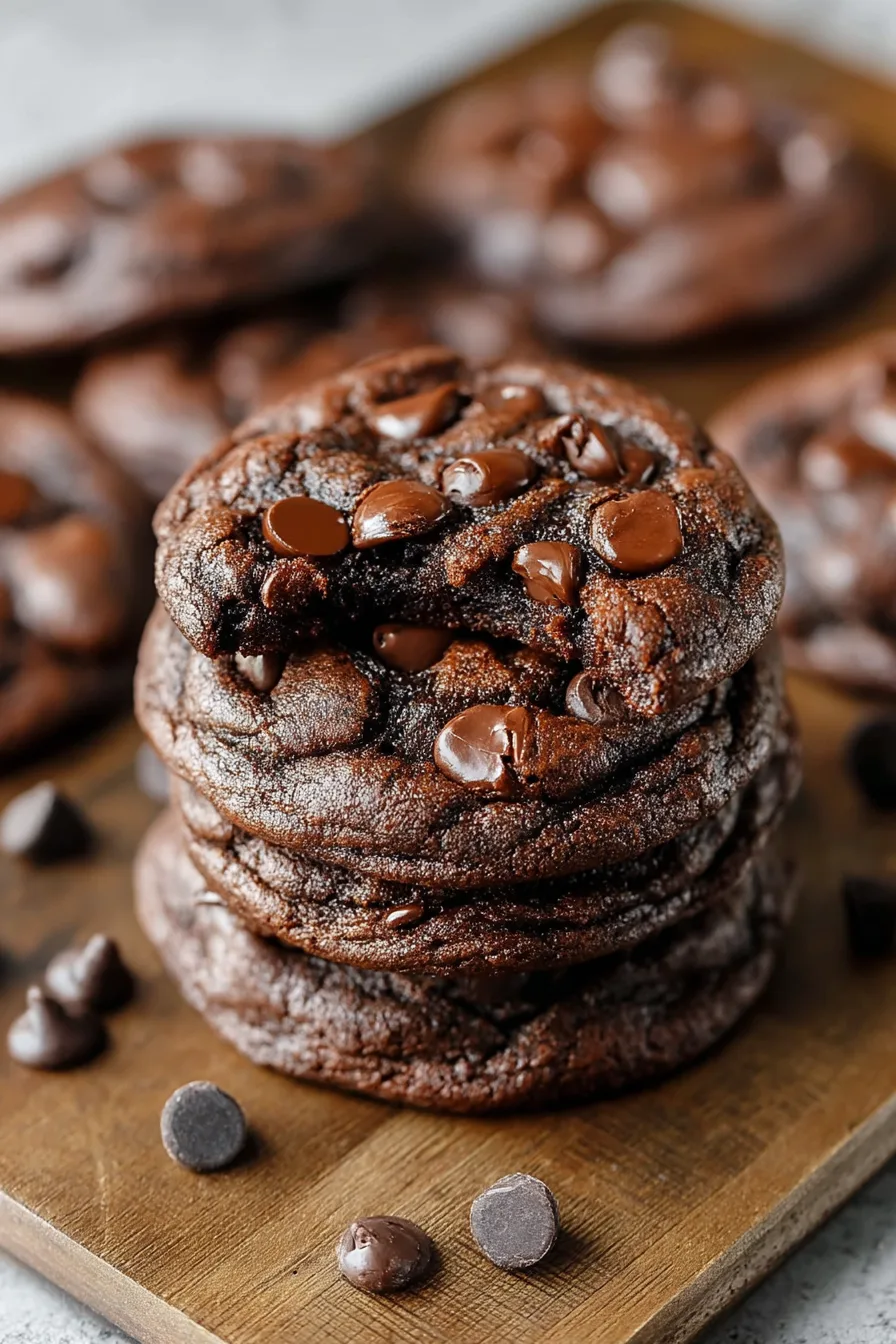Double Chocolate Chip Cookies Recipe
