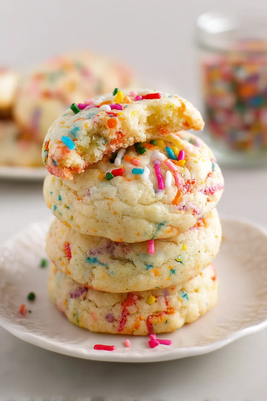 Funfetti Cake Mix Cookies