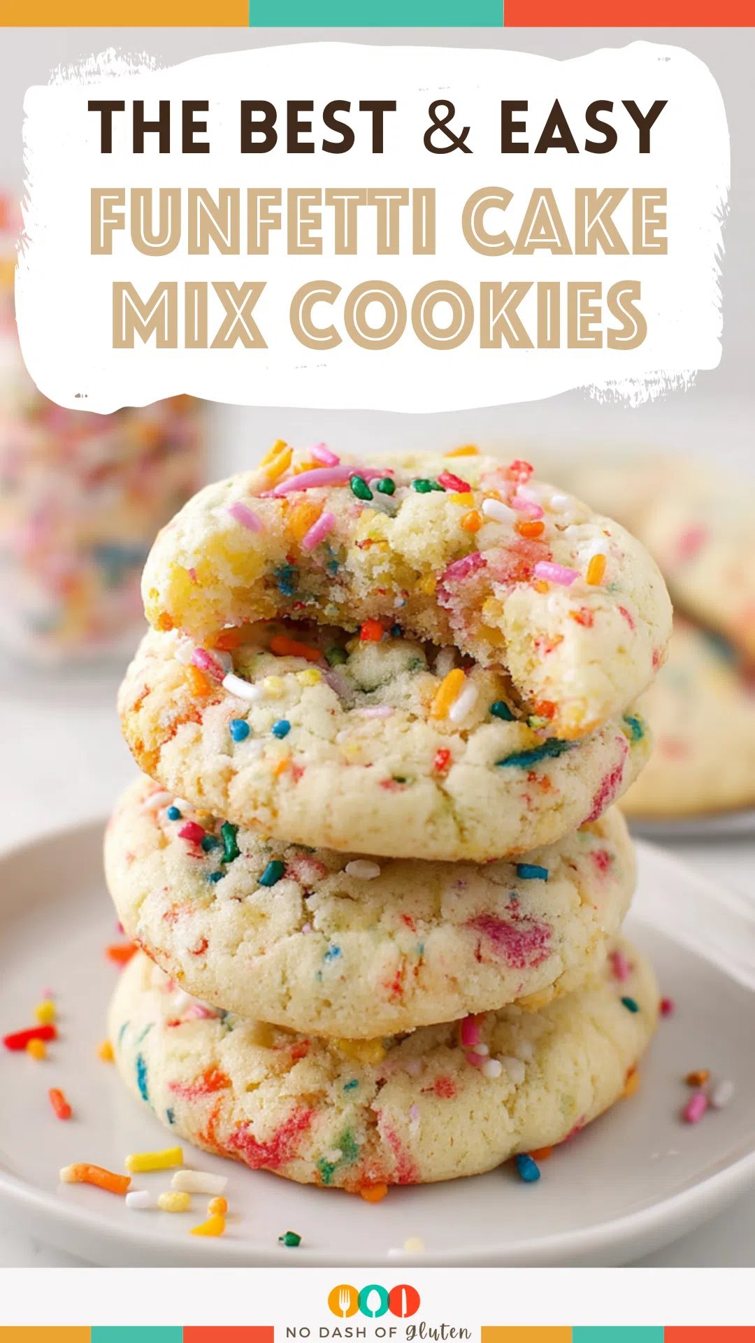 Funfetti Cake Mix Cookies