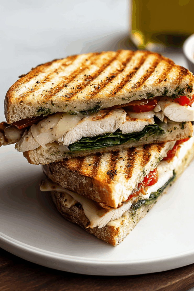 Grilled Chicken Panini Sandwich