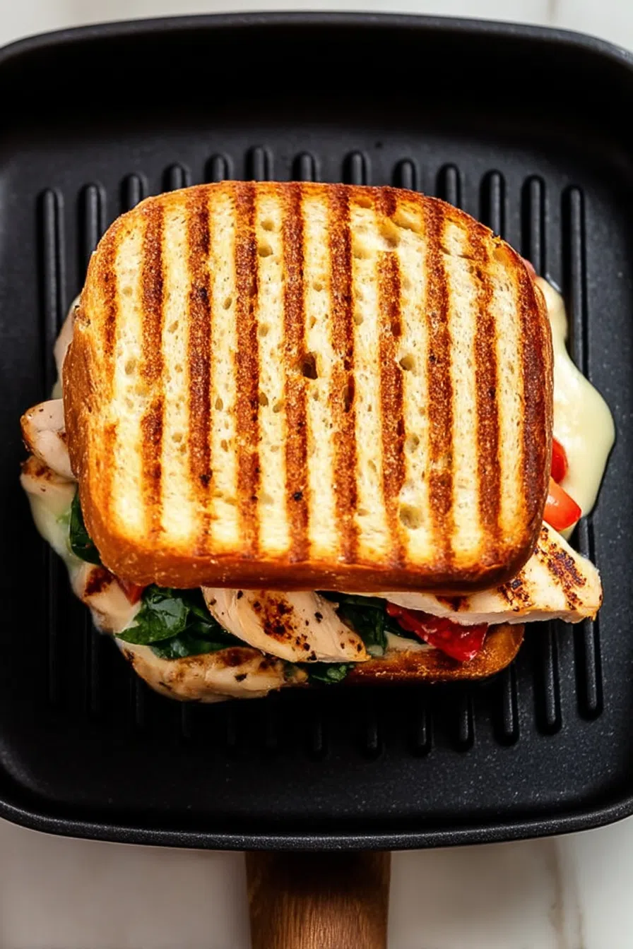 Grilled Chicken Panini Sandwich
