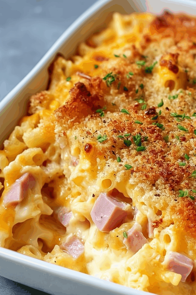 Ham and Cheese Casserole Recipe