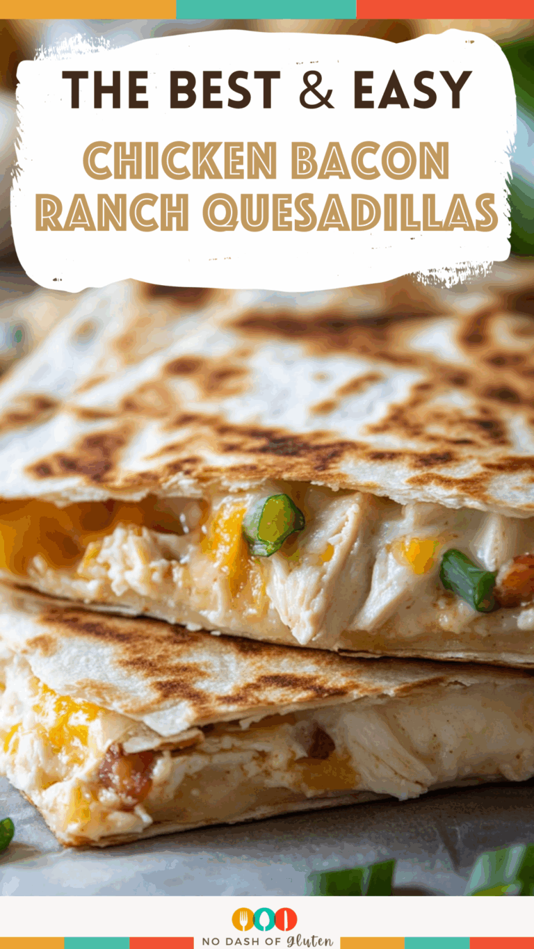 Chicken Bacon Ranch Quesadillas