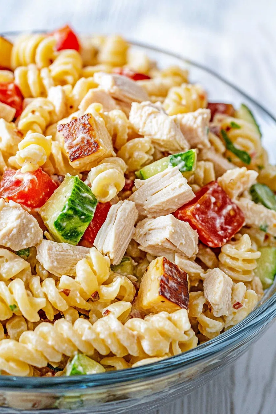 Chicken Club Pasta Salad