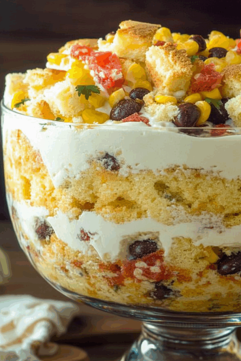 Cowboy Cornbread Trifle