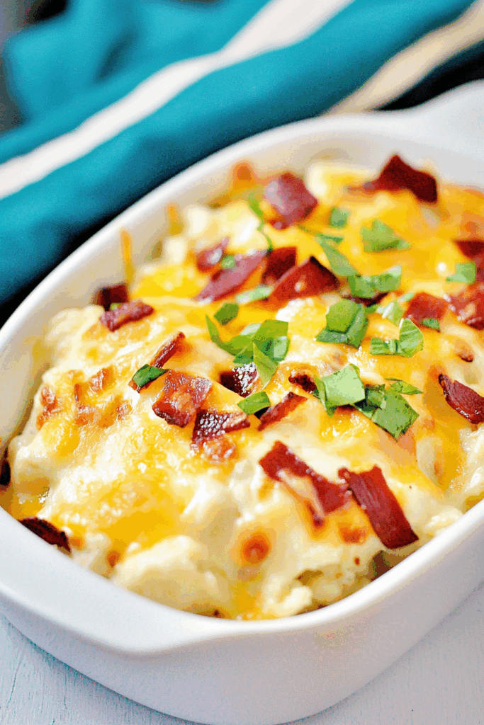 Creamy Loaded Cauliflower Bake