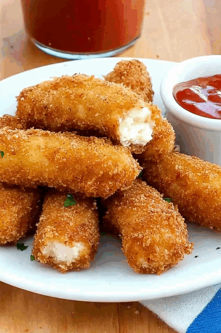 Fried Mozzarella Sticks Recipe