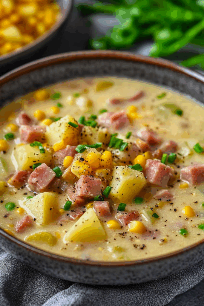 Ham and Potato Corn Chowder