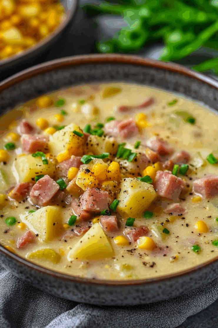 Ham and Potato Corn Chowder