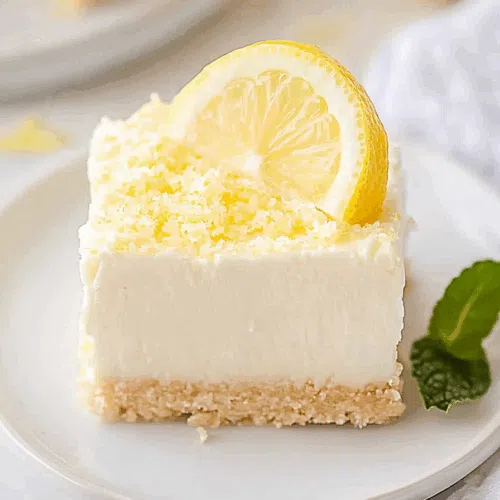 No Bake Lemon Cheesecake Bars