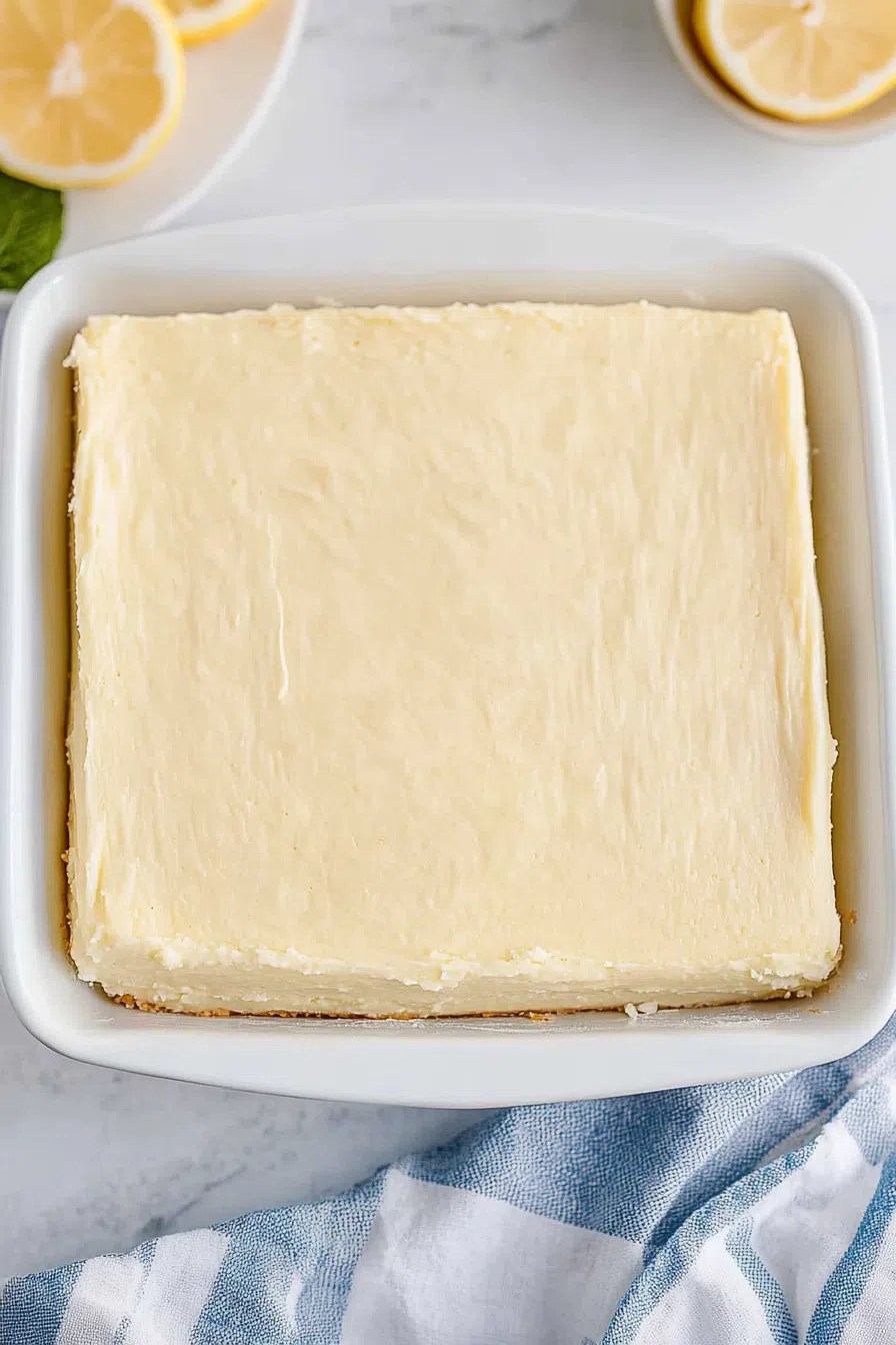 No Bake Lemon Cheesecake Bars