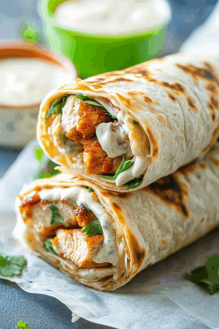 Ranch Chicken Wraps