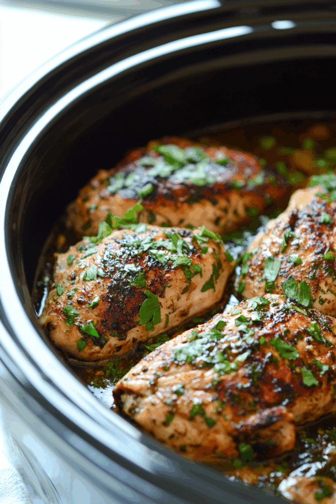 Slow Cooker Balsamic Chicken