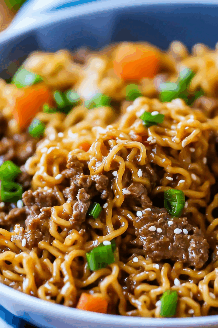 Slow Cooker Beef Ramen