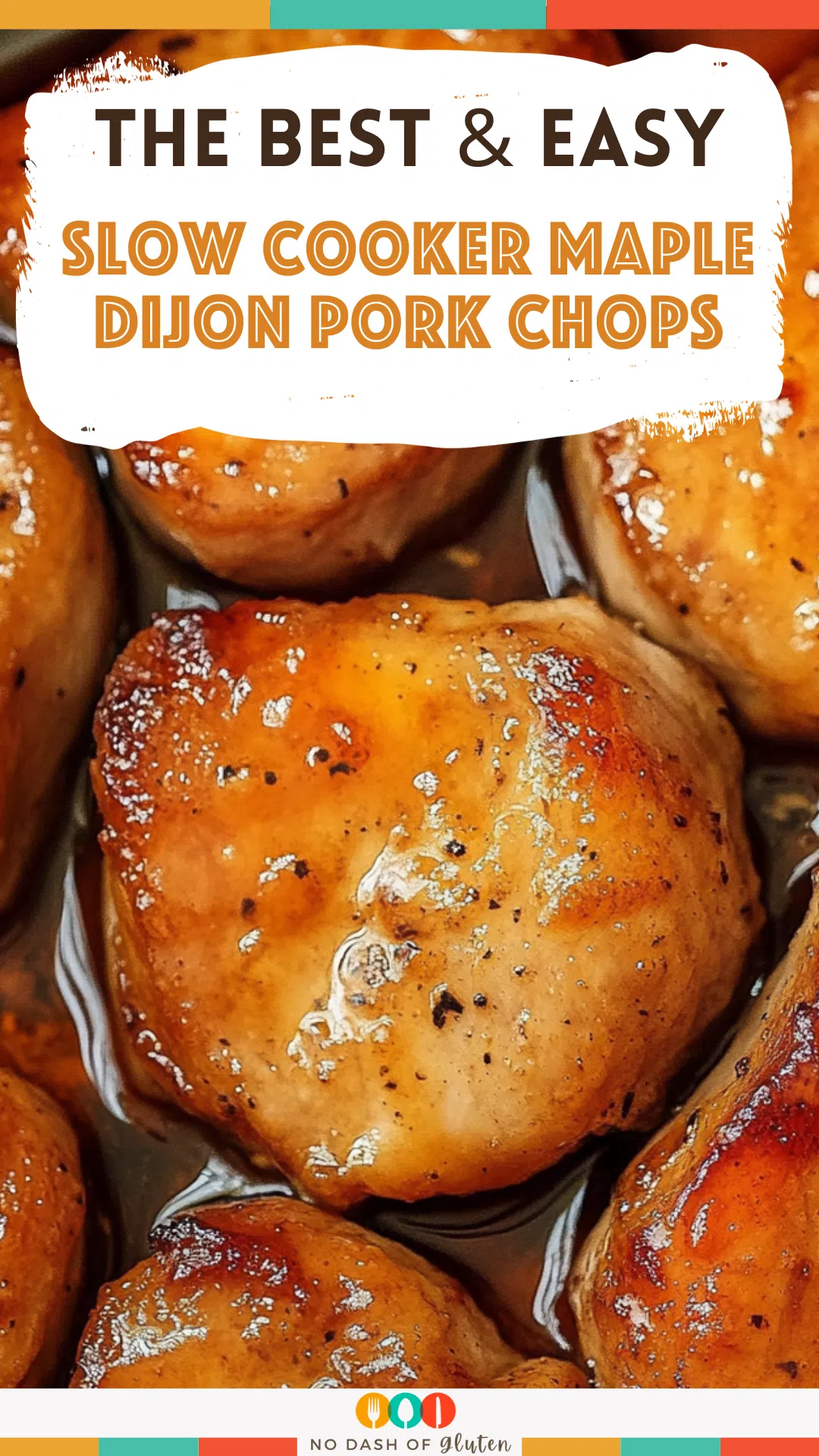 Slow Cooker Maple Dijon Pork Chops