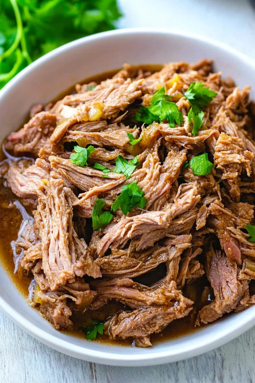 Slow Cooker Shredded Beef