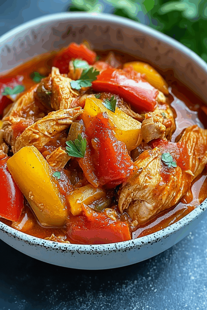 Slow Cooker Spanish Chicken