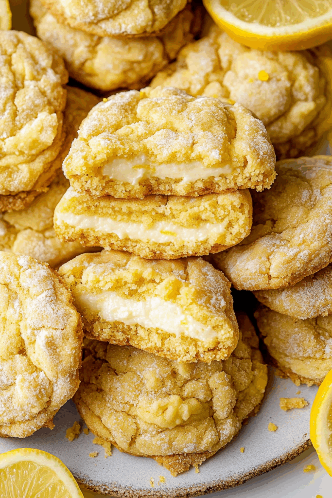 Zesty Lemon Cheesecake Cookies